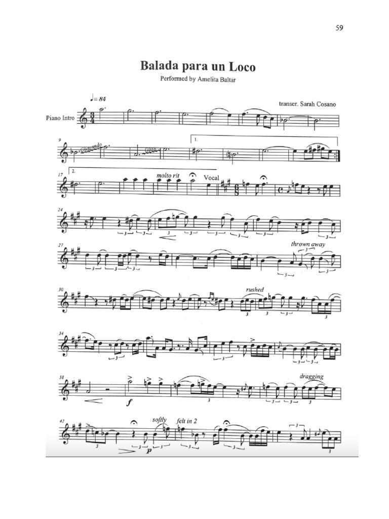 Tango-Ballada para Un Loco-V2 | PDF