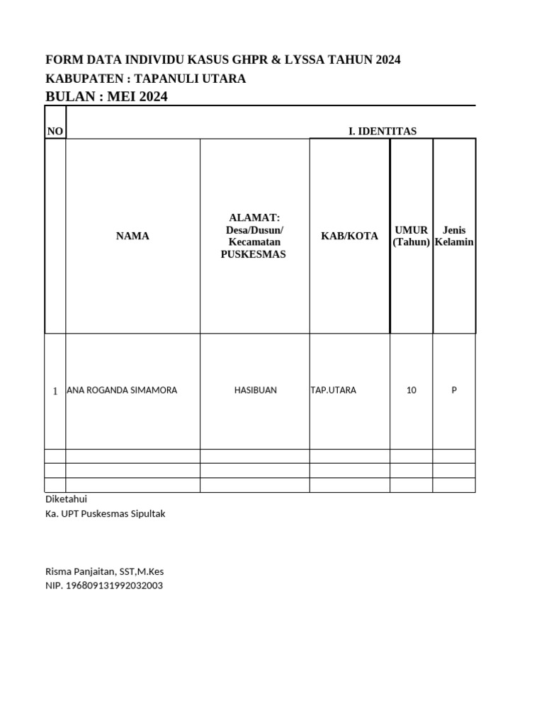 LAPORAN RABIES | PDF