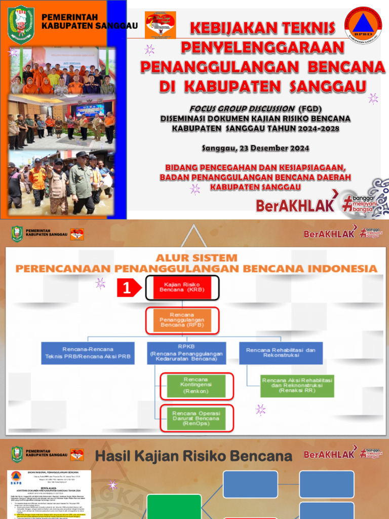 Kebijakan Teknis - FGD Dok KRB SGU 2024 - Tinus OK | PDF