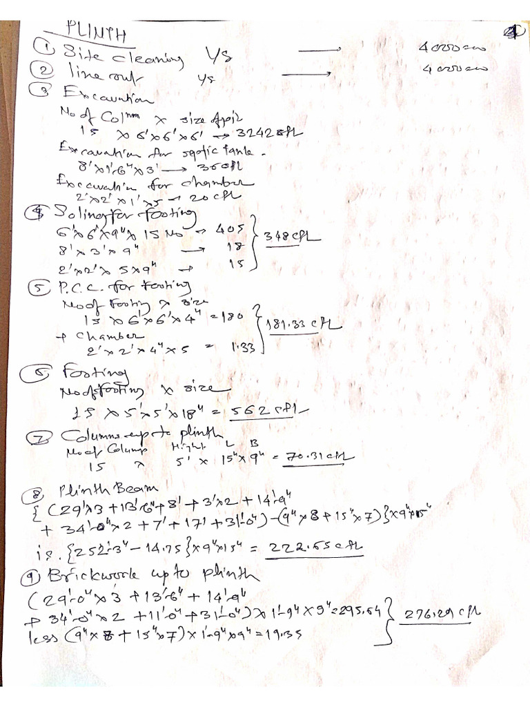 Plinth 1 | PDF