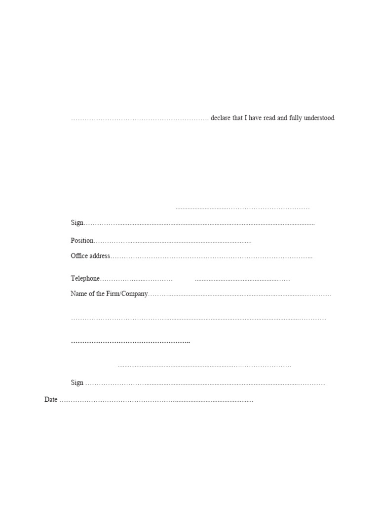 Declaration Form - MR 9 | PDF