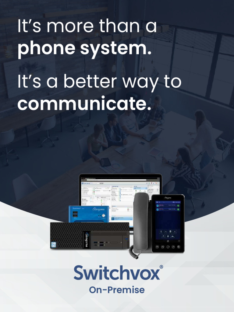 Switchvox Brochure | PDF | Interactive Voice Response | Call Centre