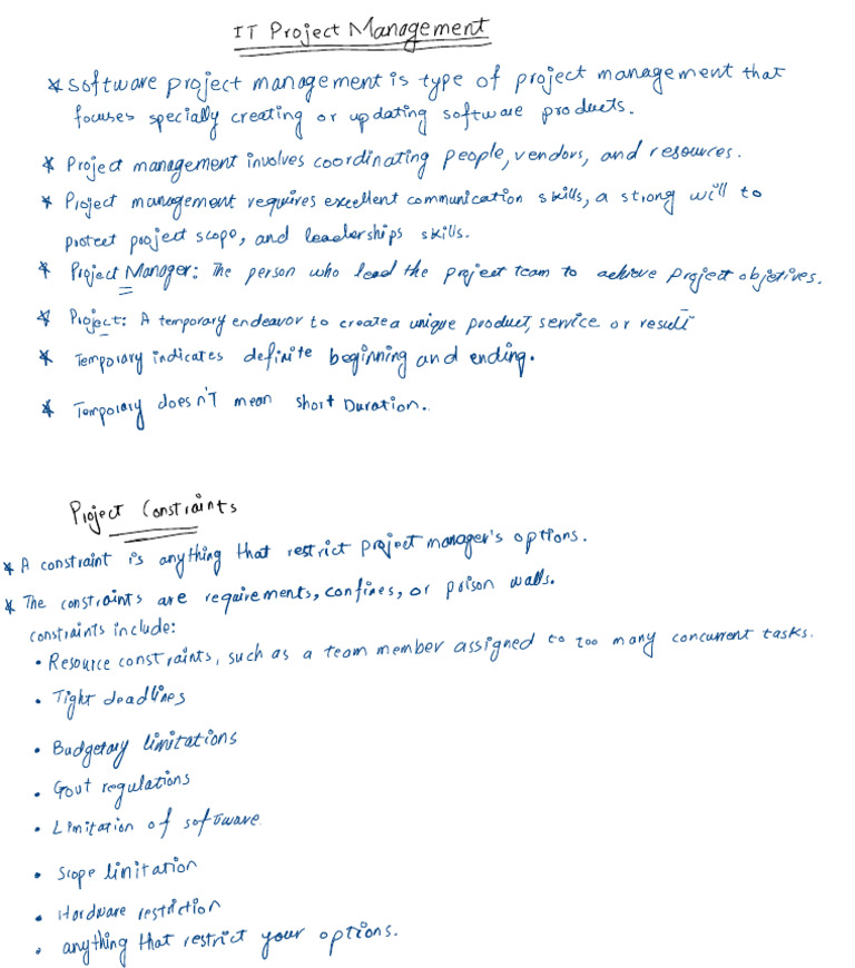 ITPM Lecture 01 | PDF