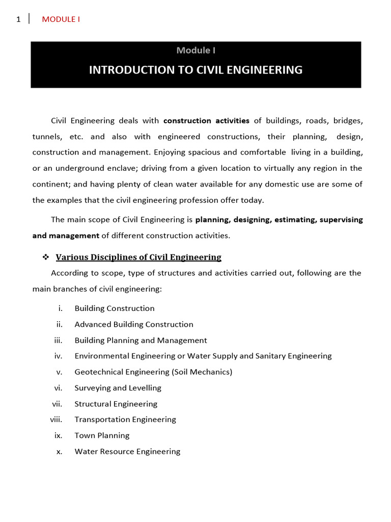 Basic Civil Engineering | PDF | Concrete | Cement Basic Civil Engineering | PDF | Concrete | Cement