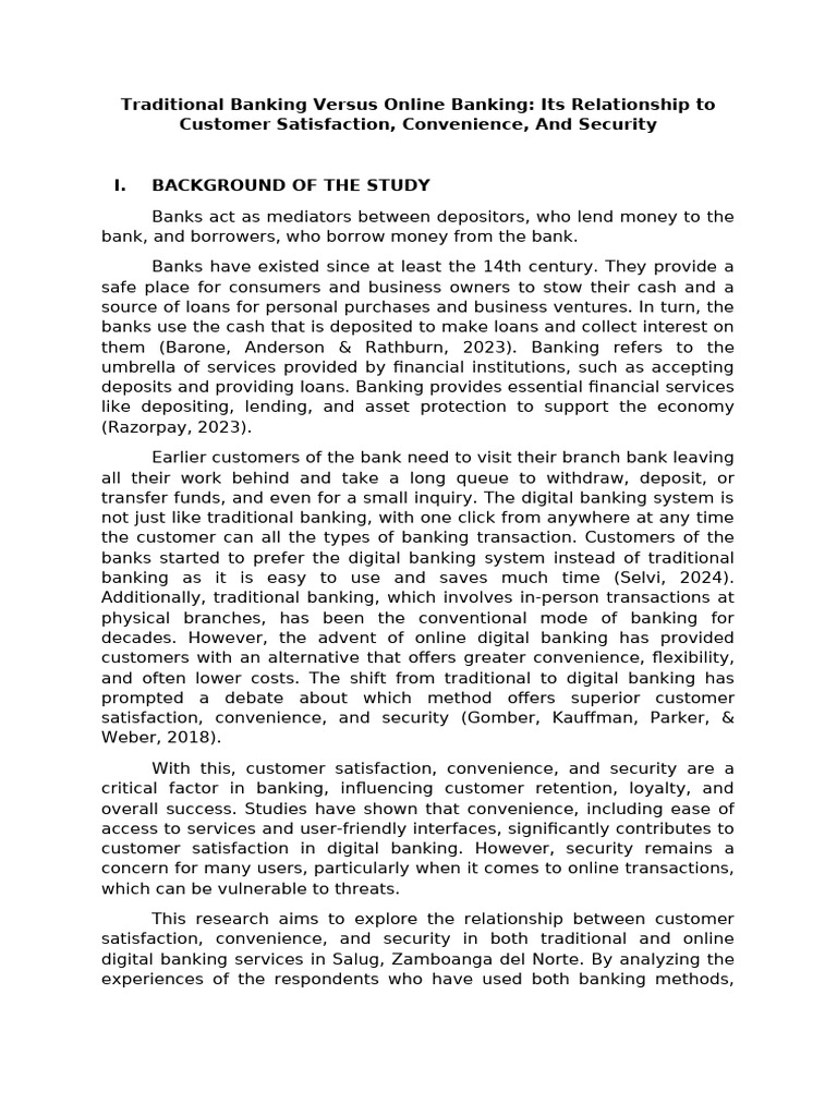 Traditional vs. Online Banking Insights | PDF | Computer Security ...