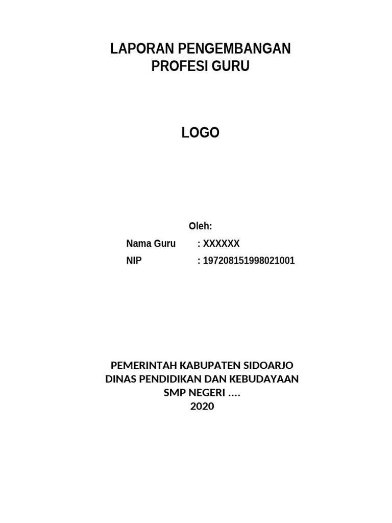 Laporan Pengembangan Profesi Guru 2015-2020 | PDF