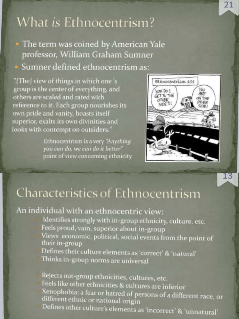 Ethnocentrism Culture | PDF