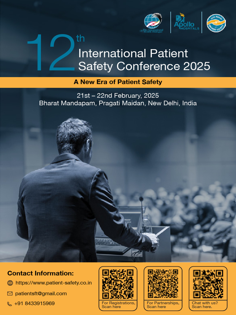 12th IPSC Brochure | PDF | Patient Safety | Hospital