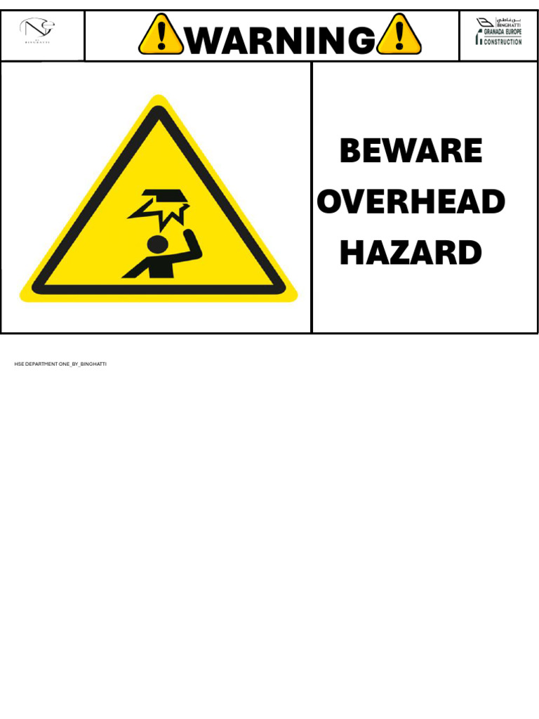 Over Head Hazards | PDF