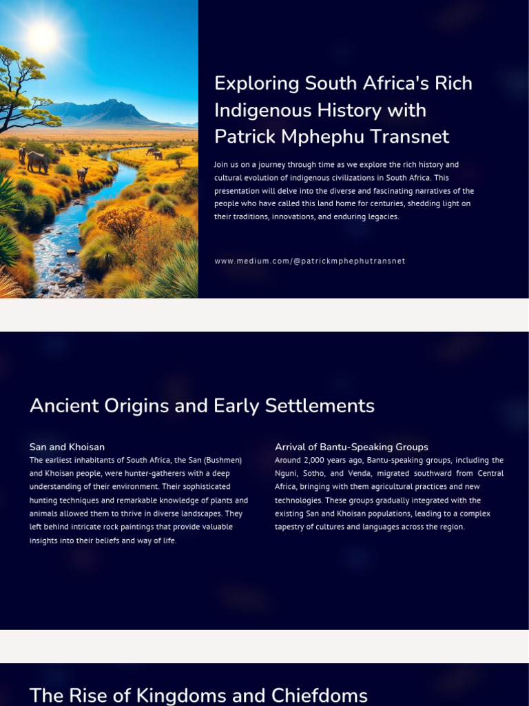 South Africa's Indigenous History | PDF | Africa | South Africa