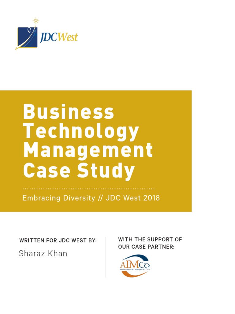 Business Technology Management - JDC West - 2018 | PDF