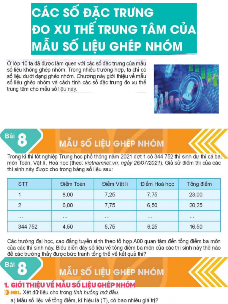 C3 - B8 - MẪU SỐ LIỆU GHÉP NHÓM | PDF