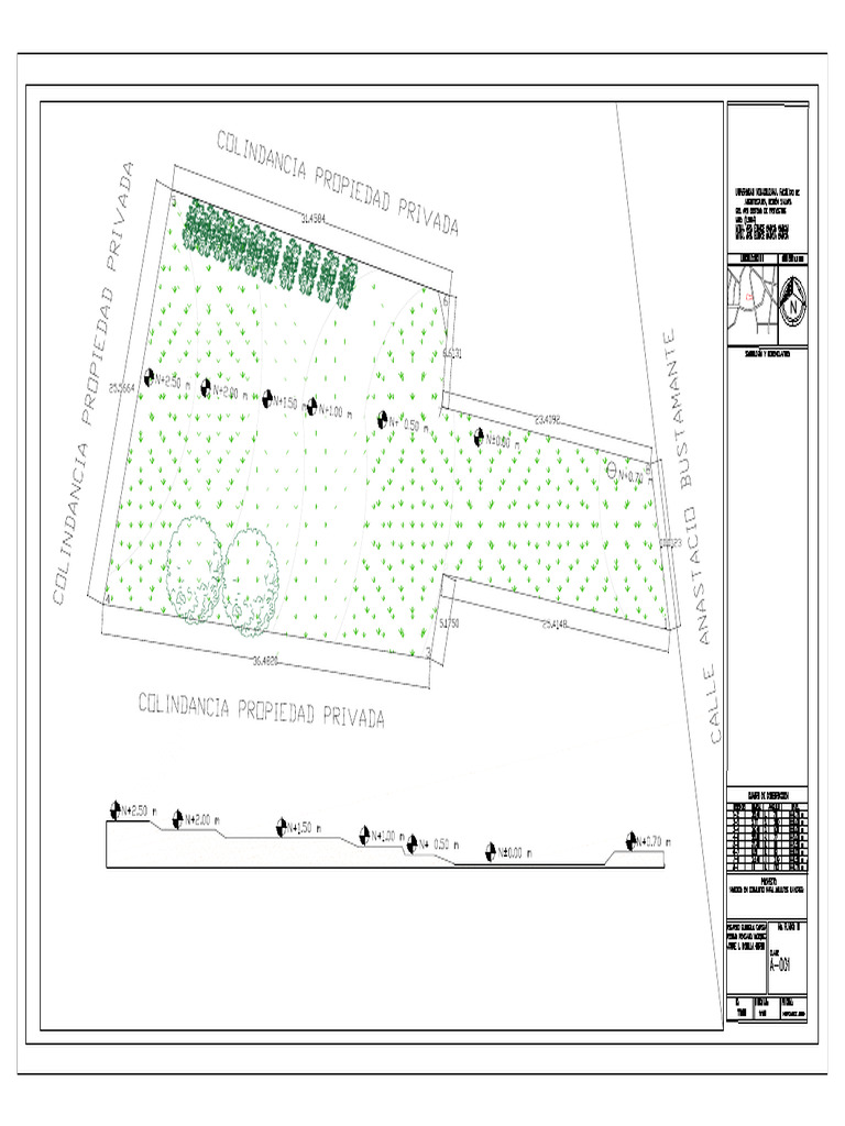 Planta Colindancias 1 | PDF