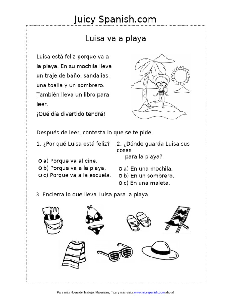 02 Luisa Va A La Playa | PDF