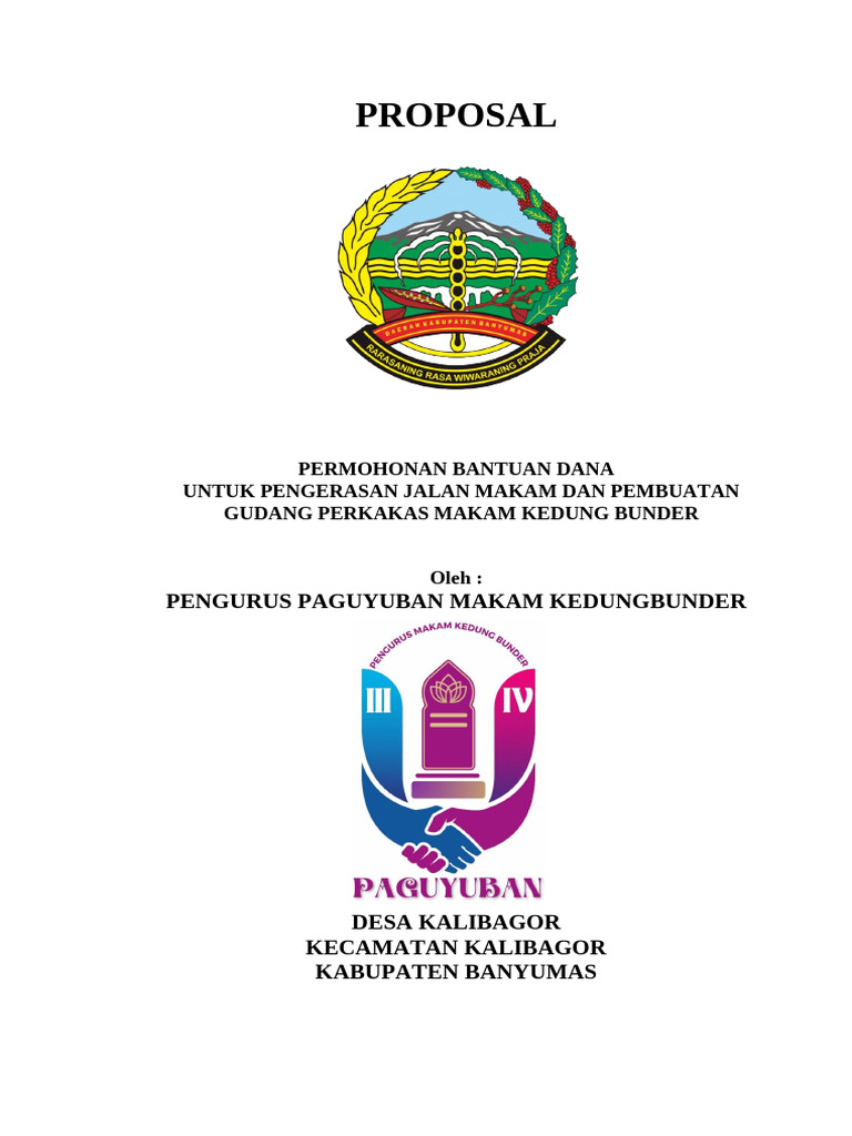 PROPOSAL MAKAM RW03&04 | PDF