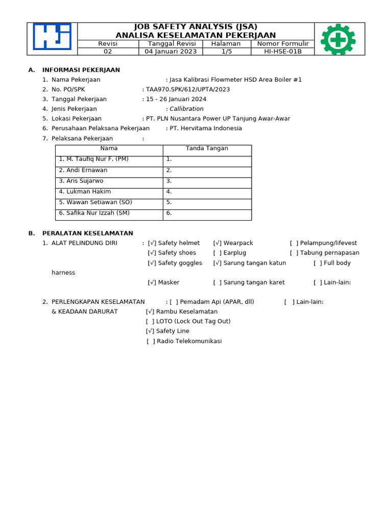 Jsa Flowmeter HSD | PDF
