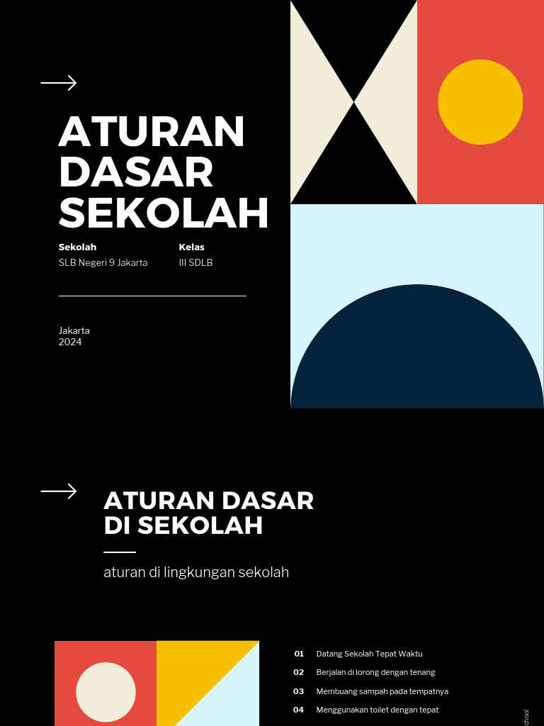 Bahan Ajar - PPKN - Aturan Dasar Di Sekolah | PDF