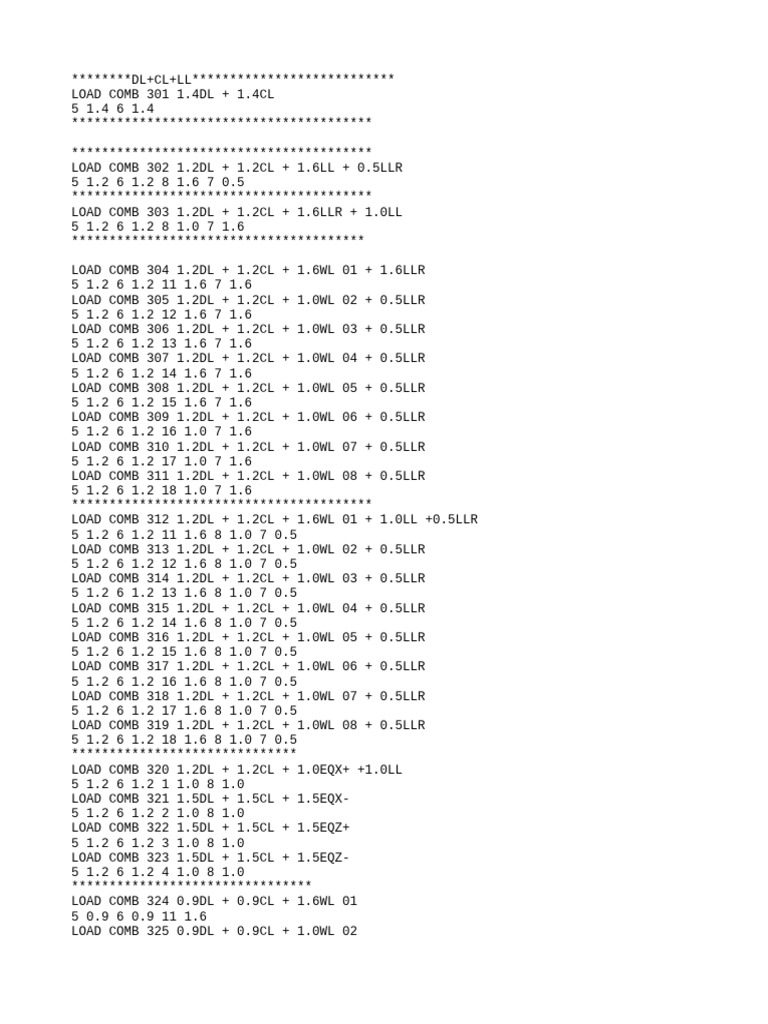 ASCE Combination | PDF