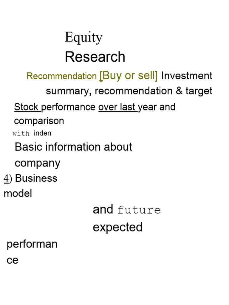NBA Equity Research Overview | PDF