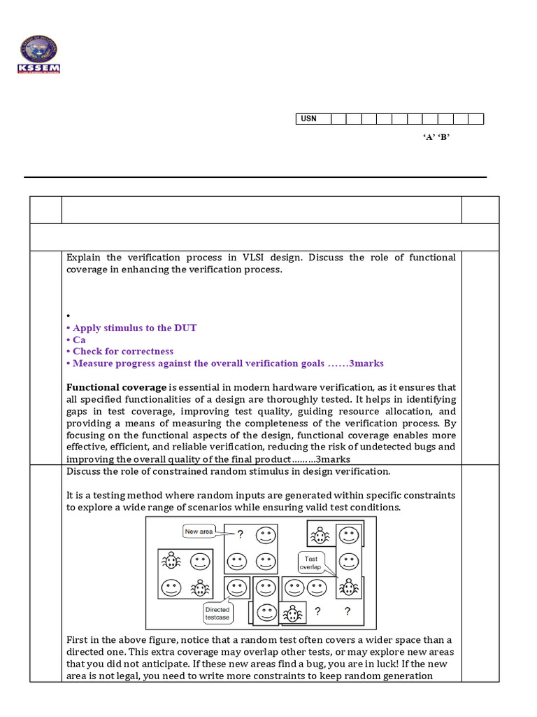 Advanced VLSI Exam Guide | PDF | Parameter (Computer Programming) | Formal Verification