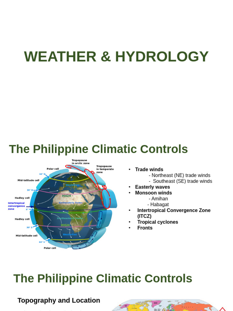 Philippine Weather and Hydrology Overview | PDF | Tropical Cyclones | Wound