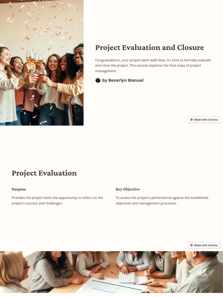 Project Evaluation and Closure | PDF