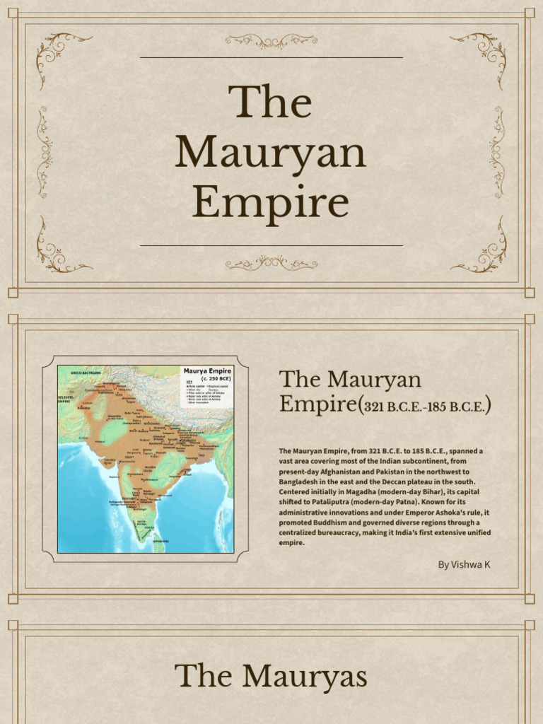 Overview of the Mauryan Empire | PDF | Ashoka