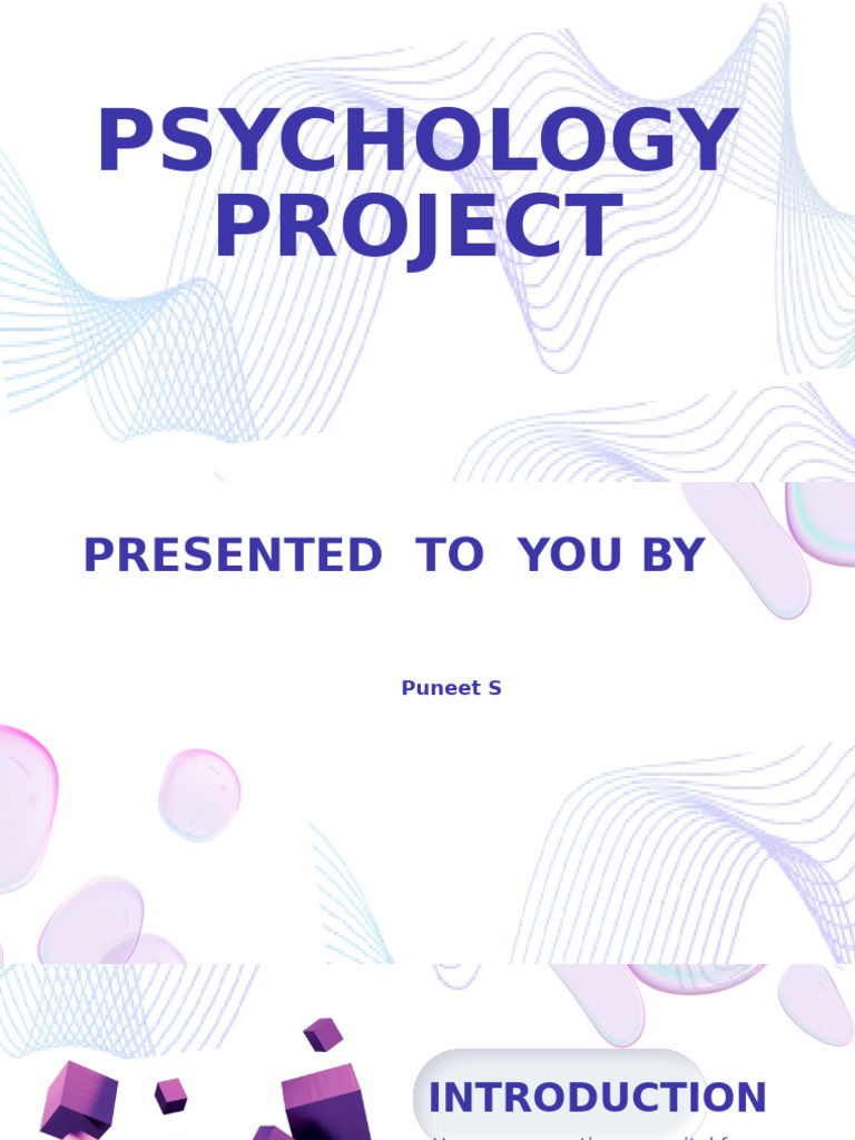 Psychology Project | PDF | Popular Culture & Media Studies | Social Media