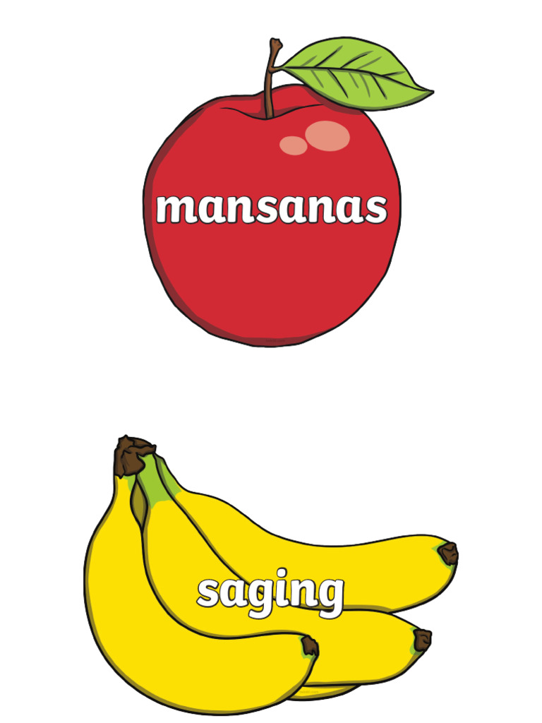 Au Di 1625616624 Mga Prutas Word Label - Ver - 2 | PDF