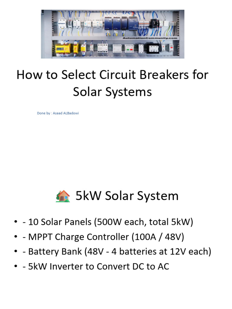 solar system breakers | PDF