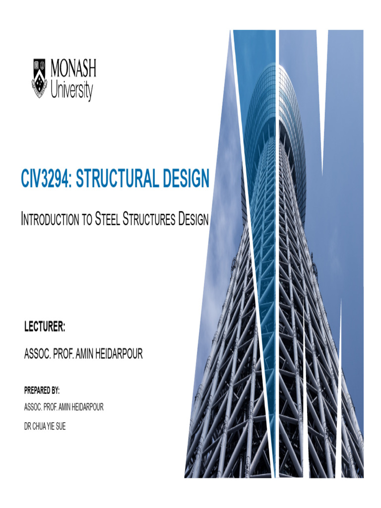 Steel Structures Design Overview | PDF | Strength Of Materials ...