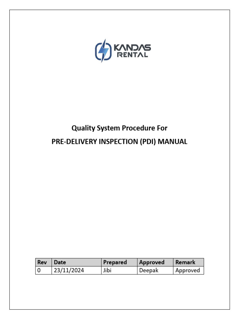 5, PDI Manual | PDF