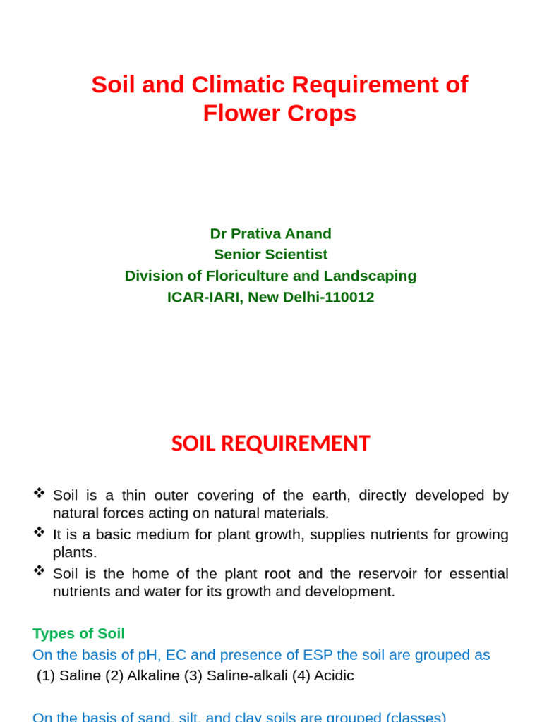 AS 218 Lecture 1 | PDF | Soil | Loam