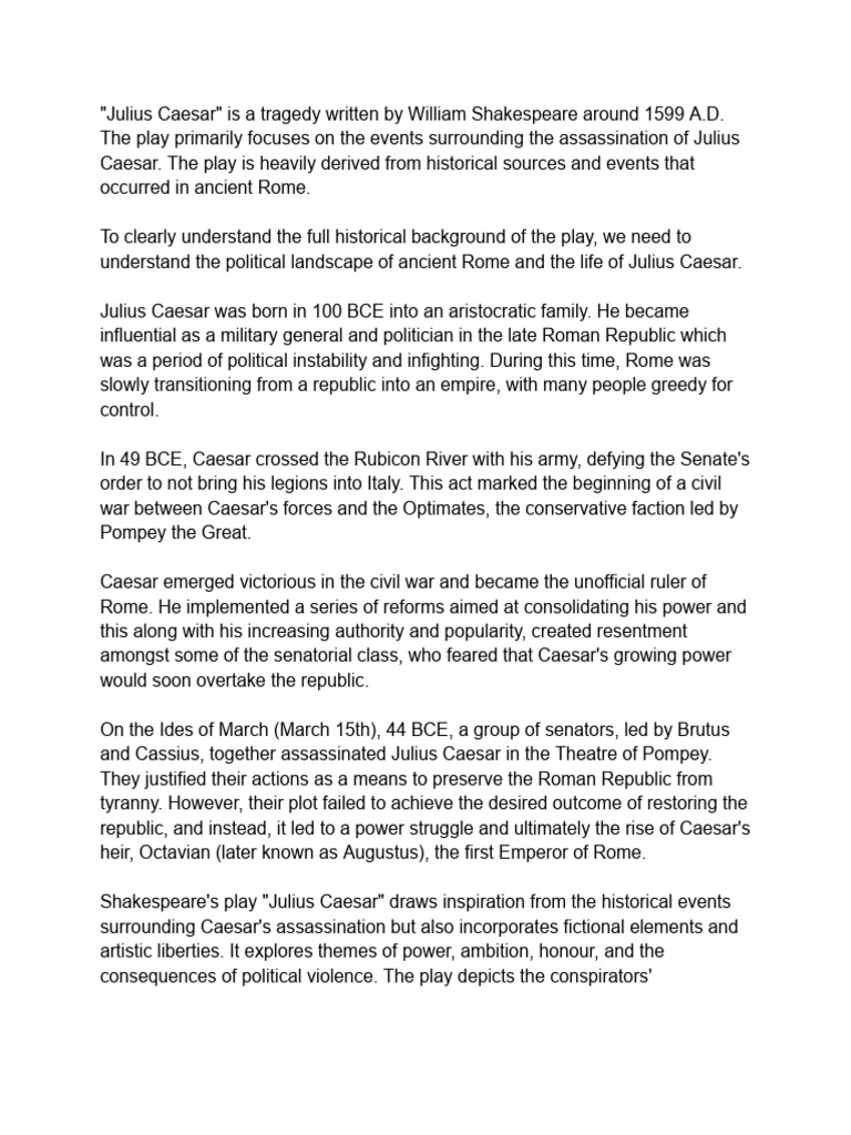 Julius Caesar | PDF | Julius Caesar | Roman Republic