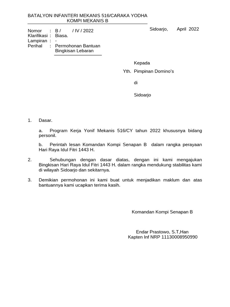 PROPOSAL LEBARAN Ad | PDF