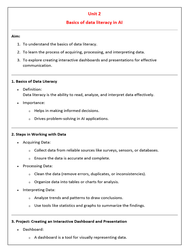 UNIT 2 - Notes | PDF