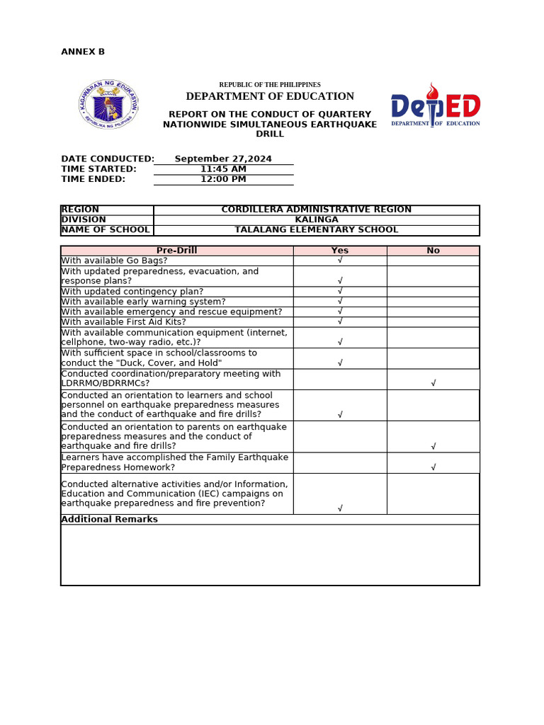 Talalang Es-Nsed 3RD-2024 | PDF
