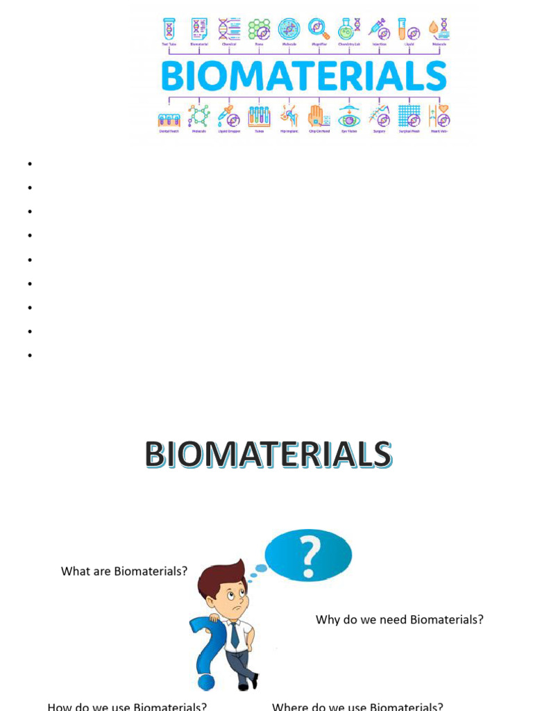 Unit 4-Biomaterials - LMS | PDF | Biomaterial | Ceramics