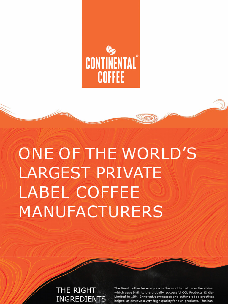 CCL Products Corporate Presentation 2024 1 | PDF | Coffee | Drink