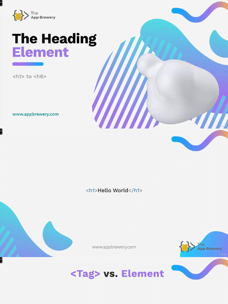 2the Heading Element | PDF
