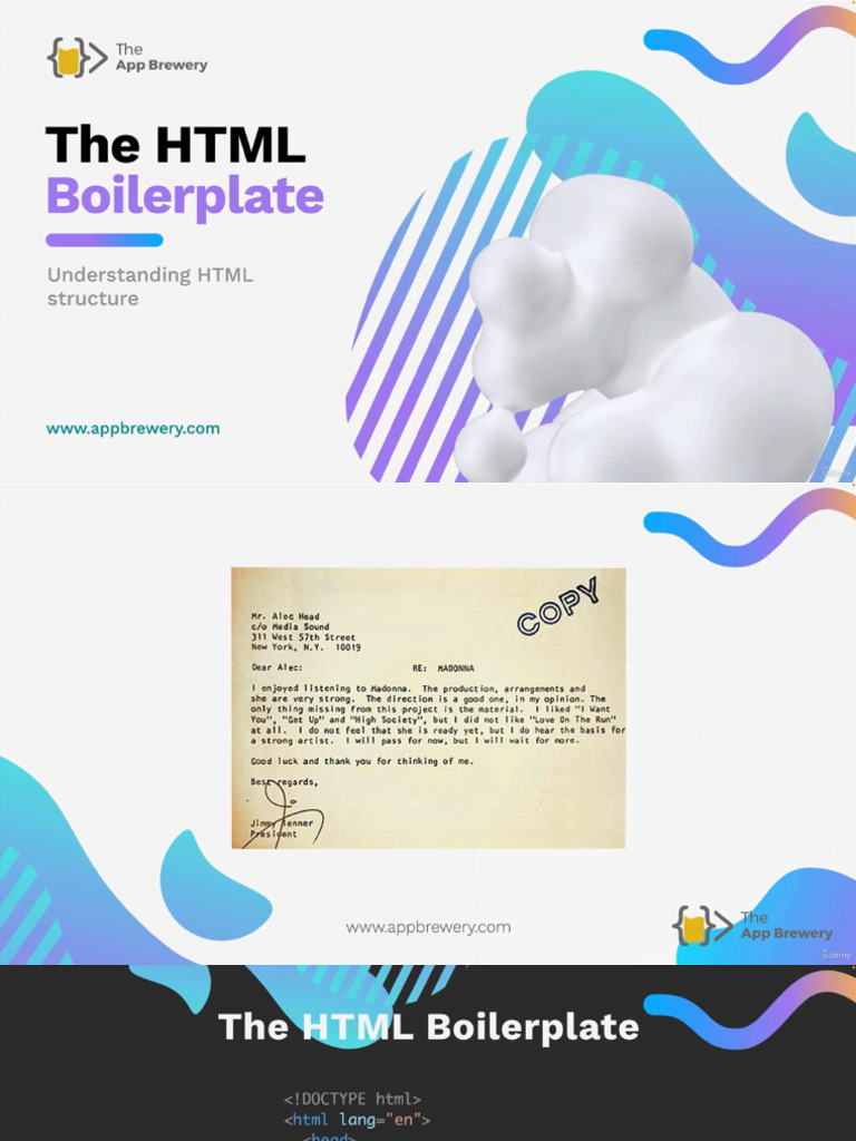 10HTML Boilerplate | PDF