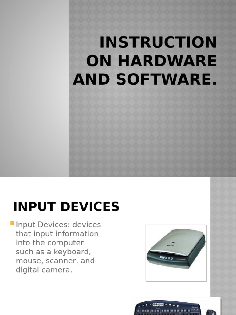 Basic Computer Hardware and Software | PDF | Computer Data Storage | Random Access Memory