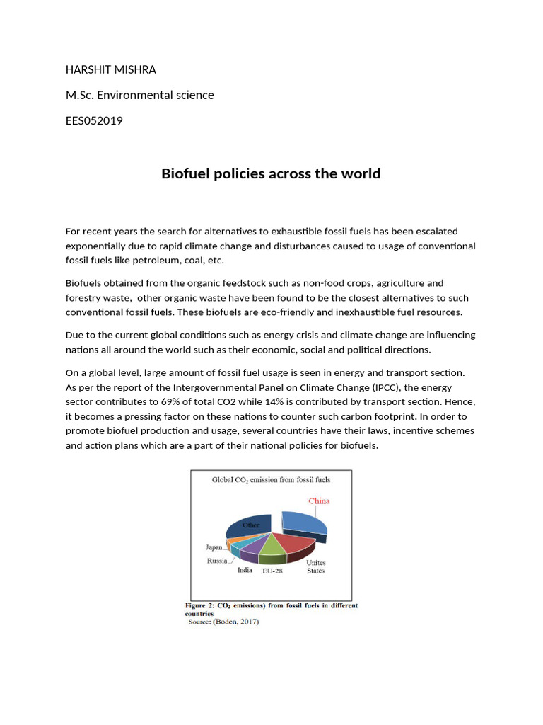 biomass assignment | PDF | Biofuel | Biodiesel