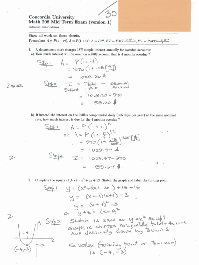 Midterm Practice Exam #1 | PDF Midterm Practice Exam #1 | PDF