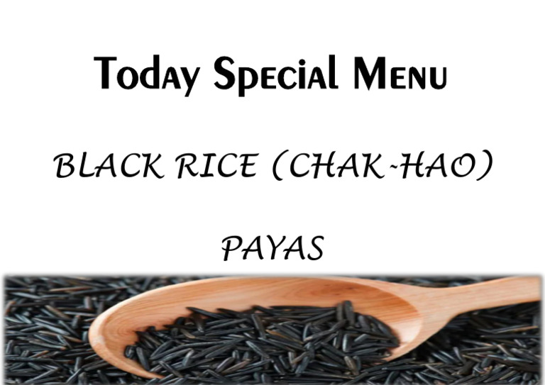 Today Special Menu | PDF