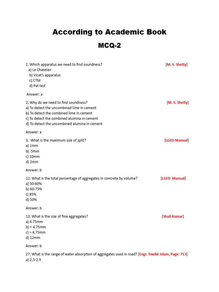 MCQ - 2 | PDF