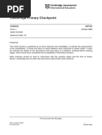 Cambridge Primary Checkpoint Maths 2023 | PDF | Length | Chart