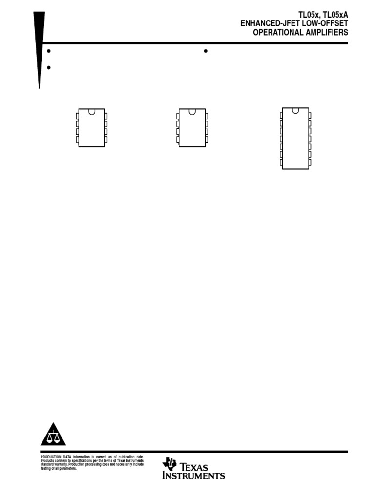 TL 052 | PDF | Amplifier | Operational Amplifier