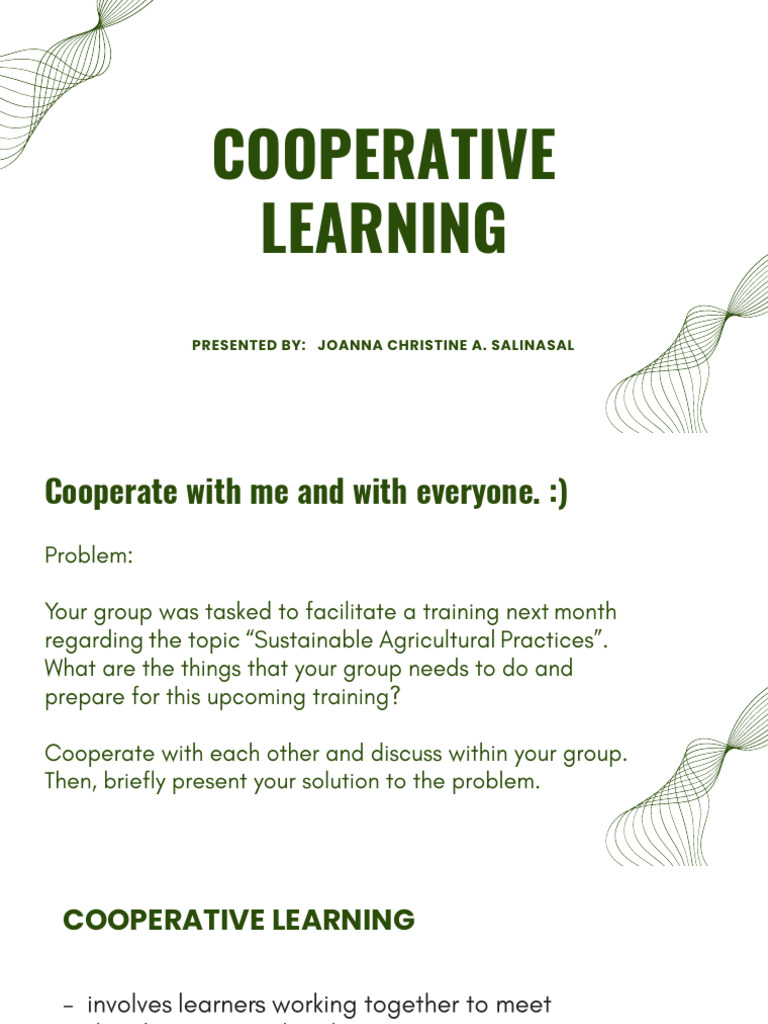 AGEX217 Cooperative Learning | PDF