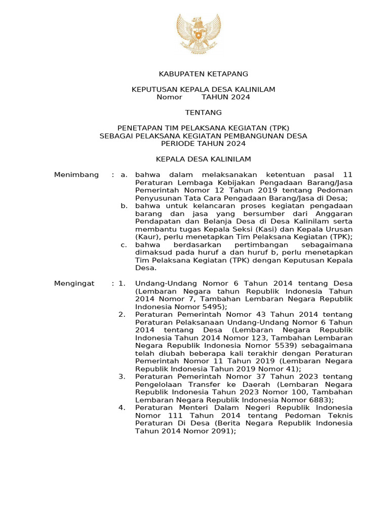 01.SK_TPK [www.ciptaDesa.com] | PDF